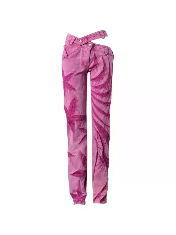 MASHA POPOVA Asymmetrical Bias-cut Jeans