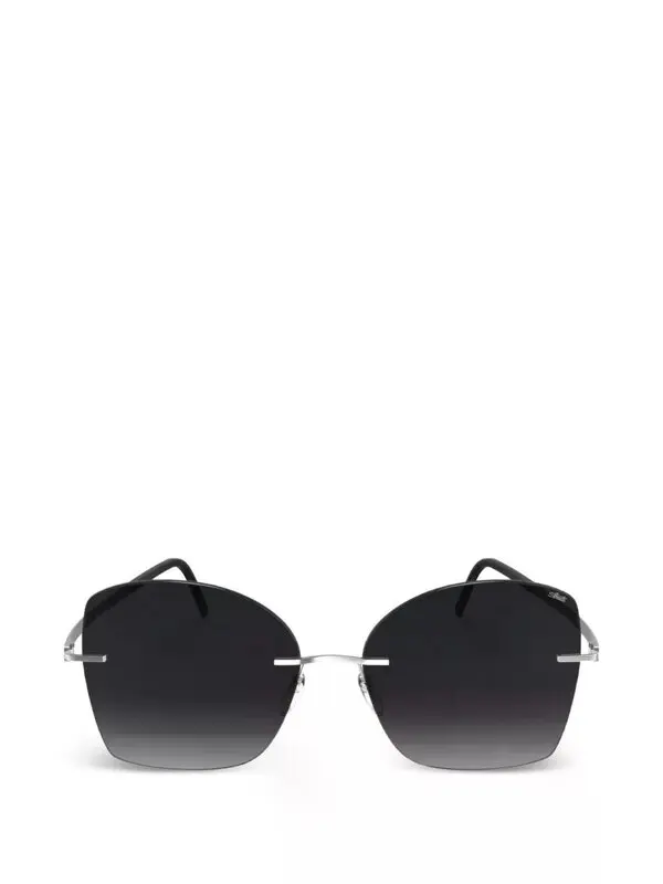 SILHOUETTE Oversized-frame Sunglasses - Silver