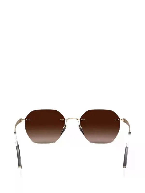 SILHOUETTE Geometric Frame Sunglasses