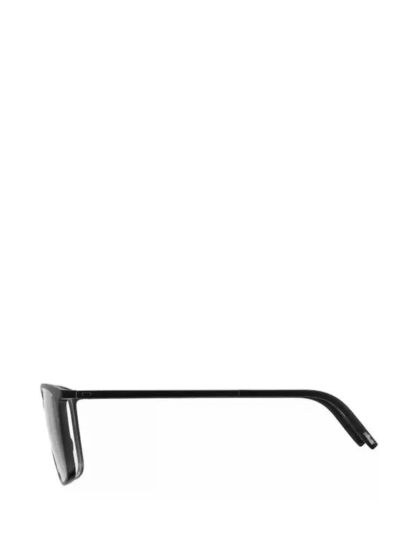 SILHOUETTE Square Frame Eyeglasses - Black