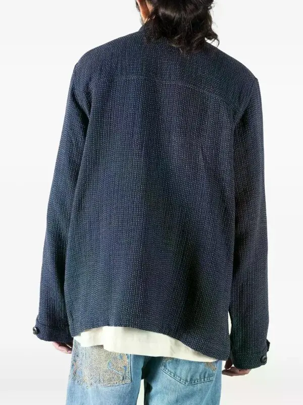 MAHARISHI Sashiko-stitch Pocket Shirt