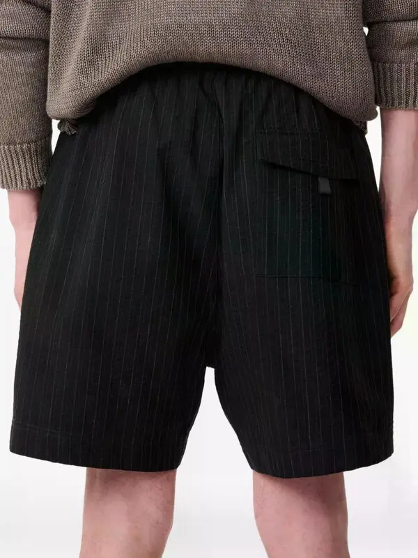 Studio Nicholson Starboard Shorts With Pin Stripes