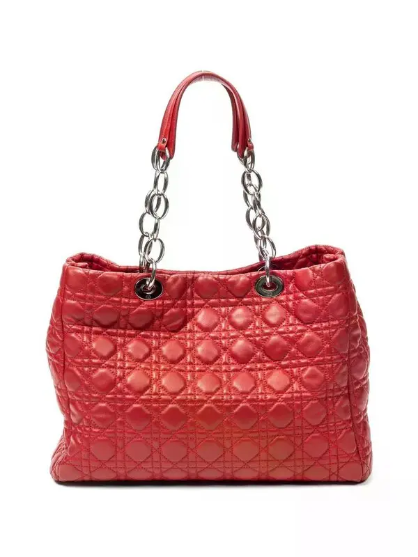 Dior Soft Shopping Tote Bag - Red