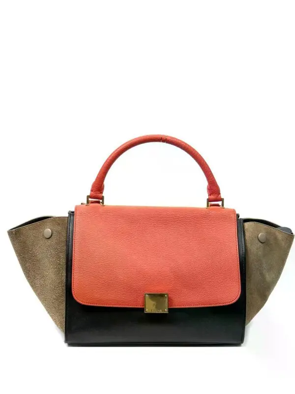 Celine Small Tricolor Tote Bag - Red