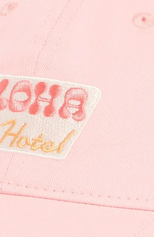 FRASIER STERLING Aloha Hotel Embroidered Baseball Cap