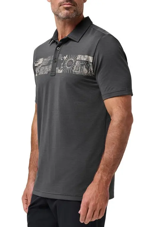 Travis Mathew Tropical Stripe Polo