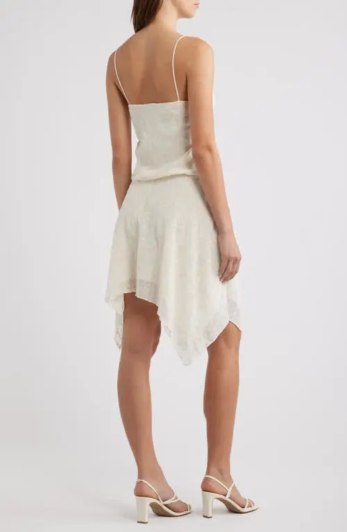 REFORMATION Jessamy Handkerchief Hem Minidress