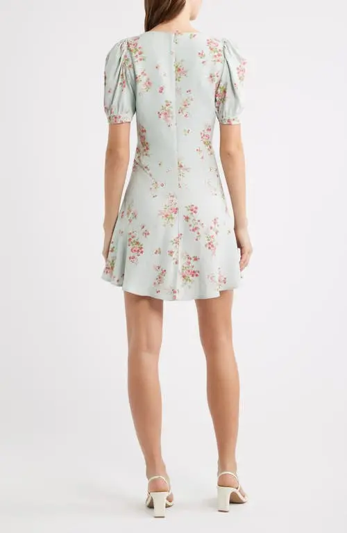 REFORMATION Naira Puff Sleeve Minidress - Dama