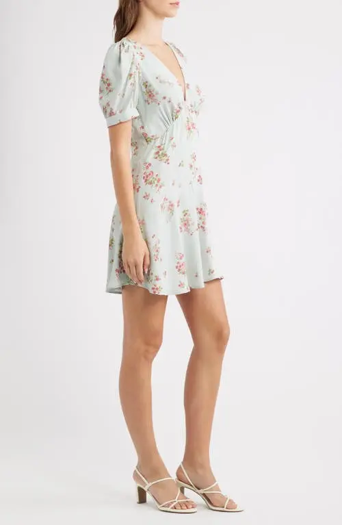 REFORMATION Naira Puff Sleeve Minidress - Dama