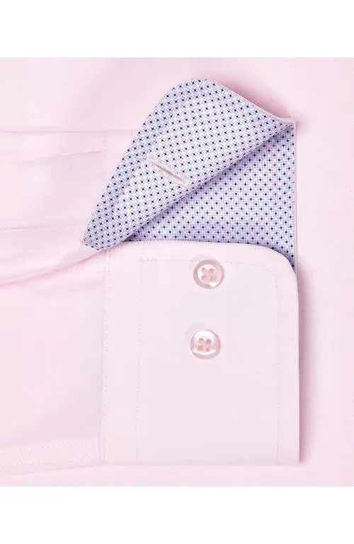 david donahue trim fit dress shirt David Donahue Trim Fit Blue Non-Iron Dress Shirt