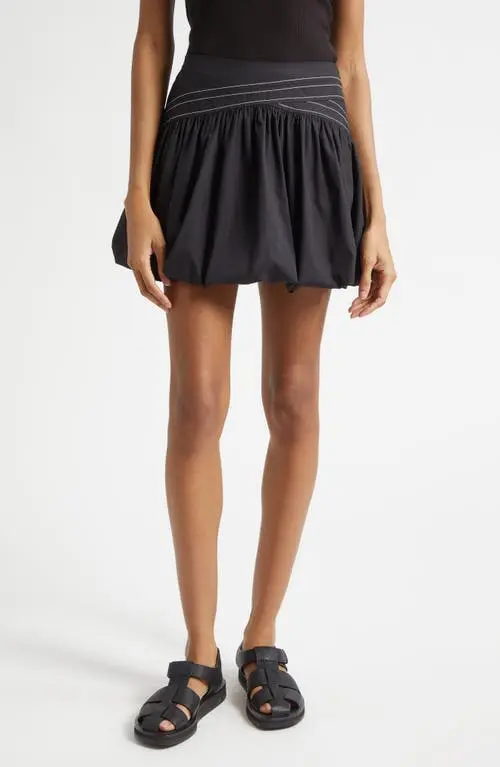 Derek Lam 10 Crosby Bubble Miniskirt - Black