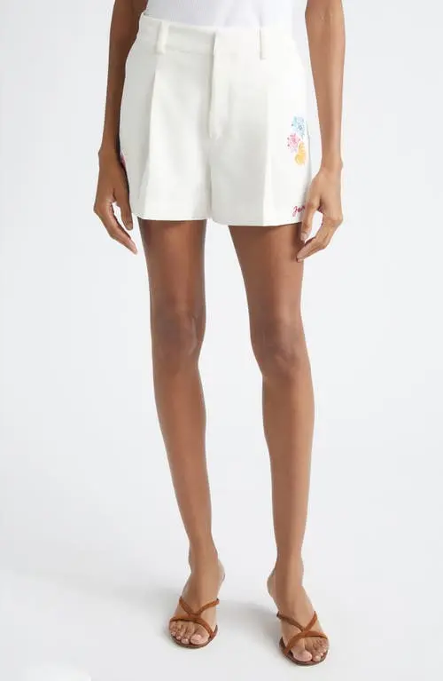 Cinq À Sept Celeste Vine Emmie Embroidered Shorts