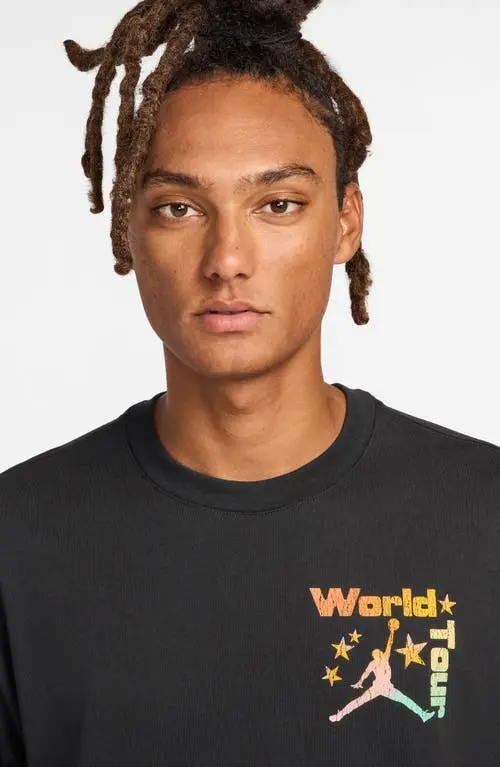JORDAN World Tour Cotton Graphic T-shirt