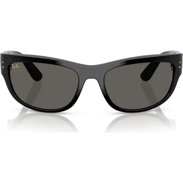 Ray-ban X A$ap Rocky 60mm Mega Balorama Pillow Sunglasses - Black/ultra Black