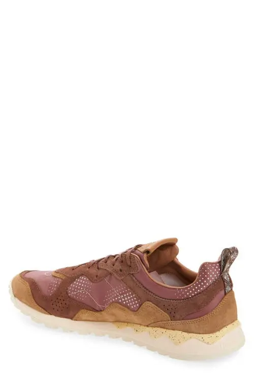 FLOWER MOUNTAIN Puerh Low Top Sneaker - Cognac
