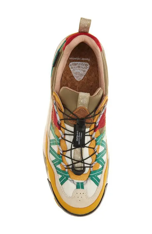 FLOWER MOUNTAIN Iwano Waterproof Hiking Shoe - Yellow Rust