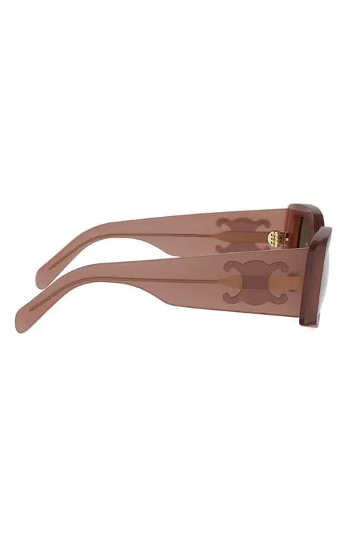 Celine Maxi Triomphe Rectangular Sunglasses
