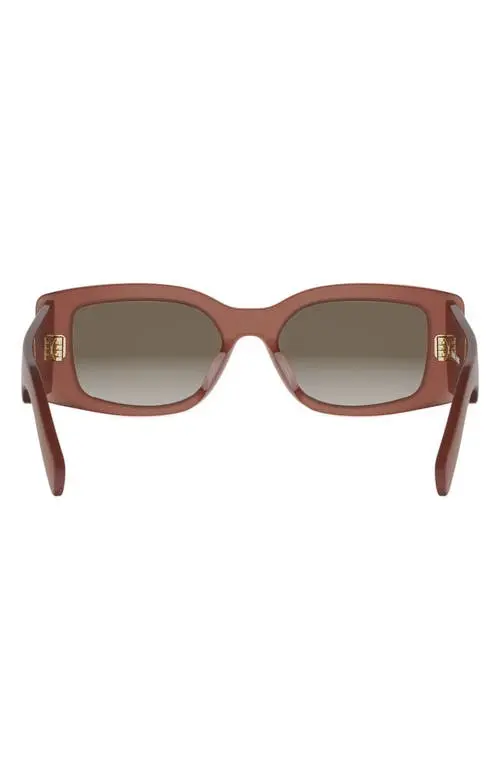 Celine Maxi Triomphe Rectangular Sunglasses