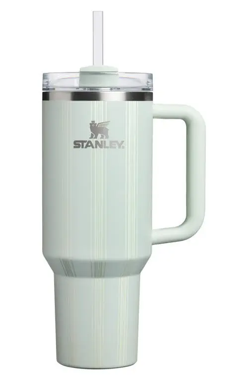 STANLEY The Quencher H2.o Flowstate™ 40-ounce Tumbler - Mist Picnic Stripe