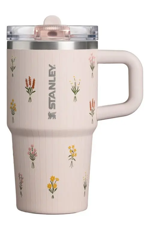 STANLEY The Quencher Protour Flip Straw 40-ounce Tumbler - Rose Quartz Bouquets