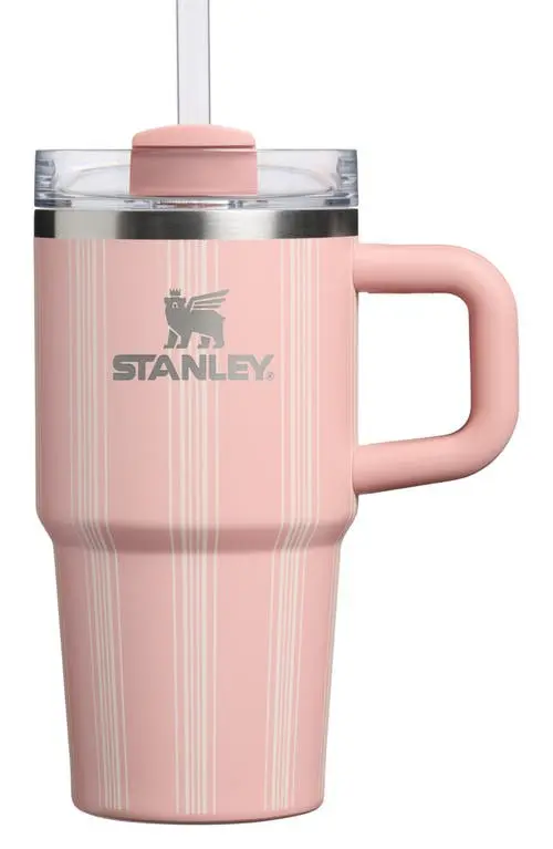 STANLEY The Quencher H2.0 Flowstate™ 20-ounce Tumbler - Peach Rose Picnic Stripe