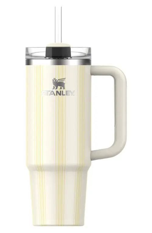 STANLEY The Quencher H2.o Flowstate™ 30-ounce Tumbler - Cream Picnic Stripe