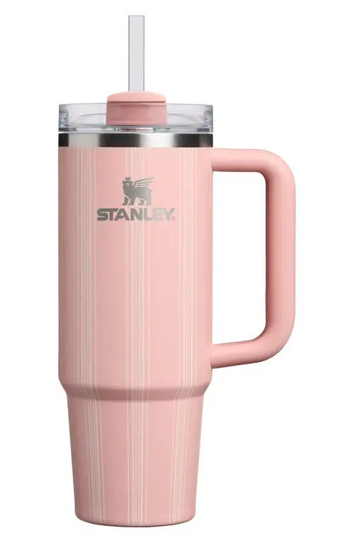 STANLEY The Quencher H2.o Flowstate™ 30-ounce Tumbler - Peach Rose Picnic Stripe