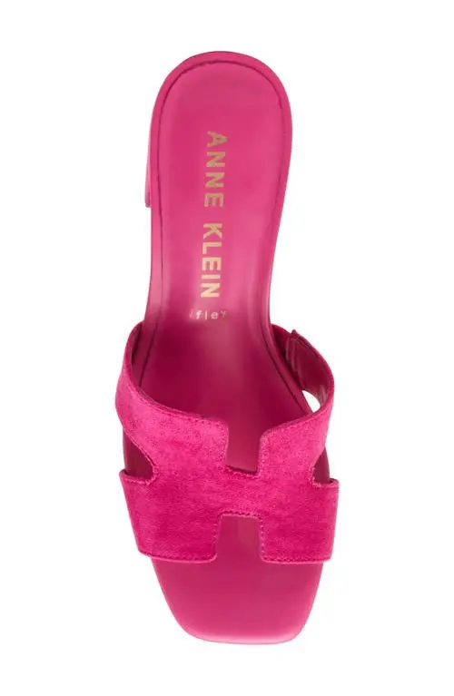 Anne Klein Delphine Slide Sandal - Fuchsia