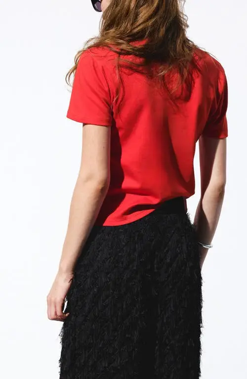 Mango Fitted Cotton T-shirt