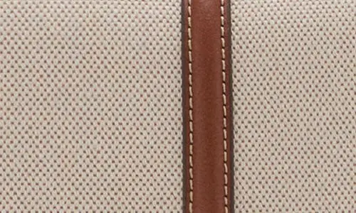 Mango Contrasting Canvas & Faux Shoulder Bag
