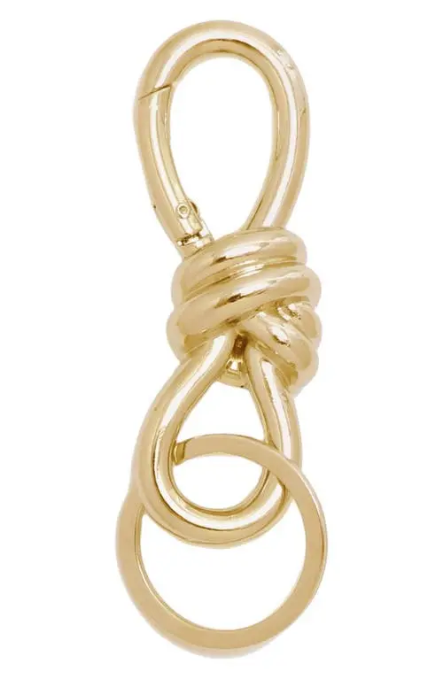 PETIT MOMENTS Tone Knotted Keychain - Gold