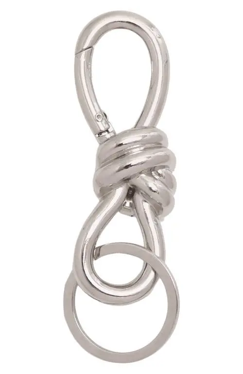 PETIT MOMENTS Tone Knotted Keychain - Silver