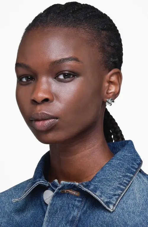 Marc Jacobs Daisy Stud Earrings - Silver
