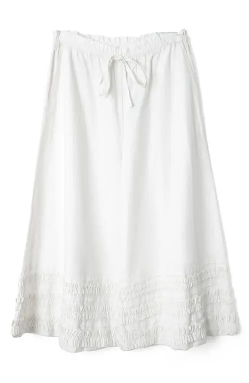 DAMSON MADDER Florintina Ruffle Bloomers Crop Wide Leg Pants
