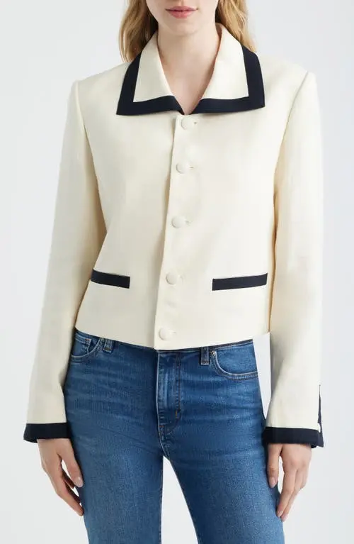 FRAME The Cabana Jacket - Cream Multi