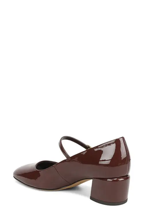 Franco Sarto Davi Mary Jane Block Heel Pumps - Red