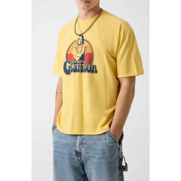 Guess Sunrise Graphic Cotton T-shirt
