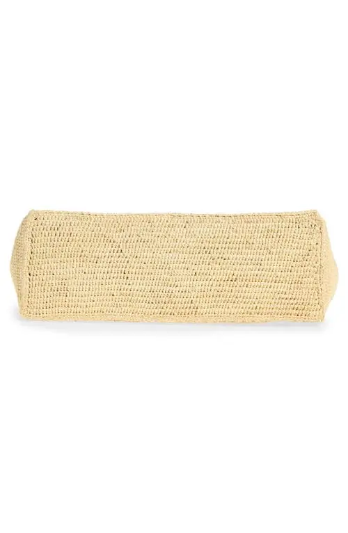 Mulberry Crochet Raffia Tote