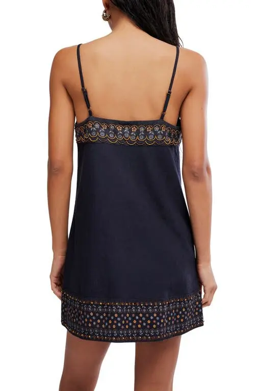 Free People Sunspell Beaded Mini Dress