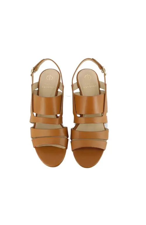 CHRIS DONOVAN Haven Echo Sculptural Heel Sandals