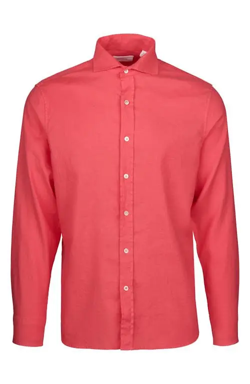 Swims Santorini Stretch Linen & Cotton Button-up Shirt - Calypso