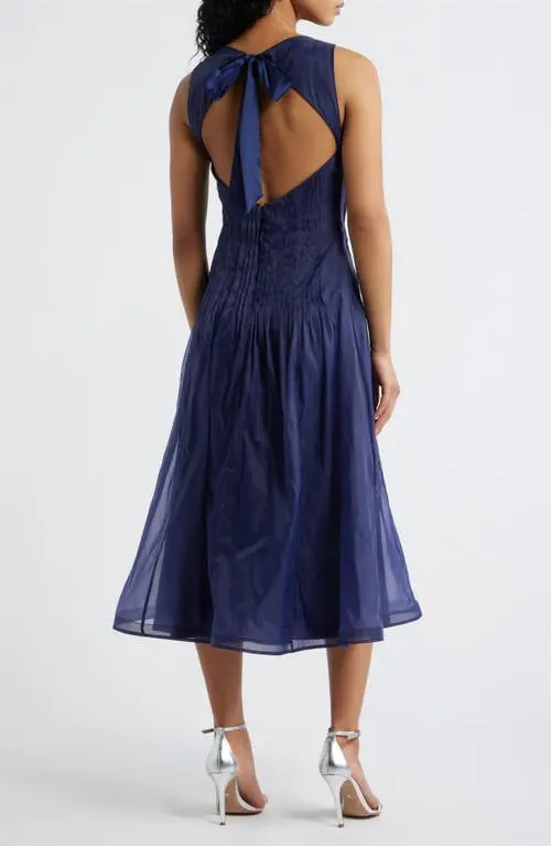 Lulus Dani Organza Midi Dress