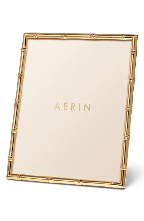 Aerin Ava Tone Bamboo 8 X 10 Frame - Gold