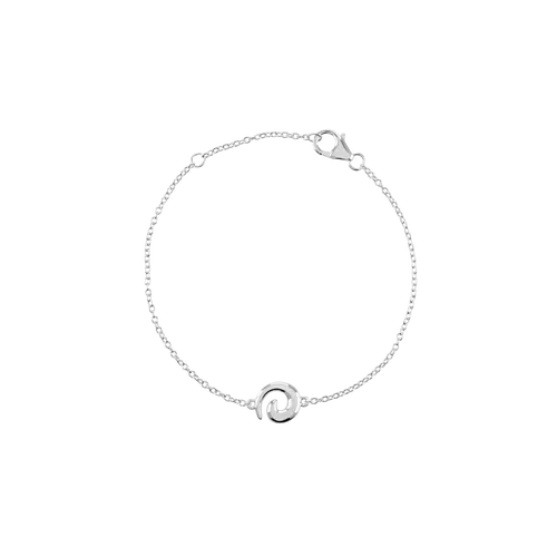 LUCY QUARTERMAINE Element Swirl Bracelet - Sterling Silver