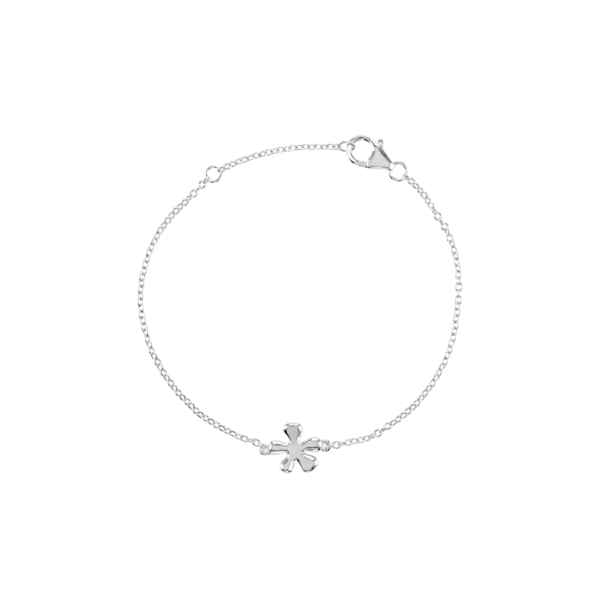 LUCY QUARTERMAINE Sculptural Splash Bracelet - Sterling Silver