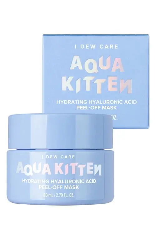 I DEW CARE Aqua Kitten Hydrating Hyaluronic Acid Peel-off Mask - No Color