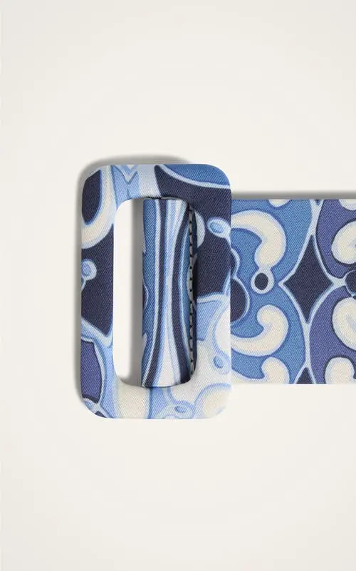 La DoubleJ Medium Belt In Sanctuary Print