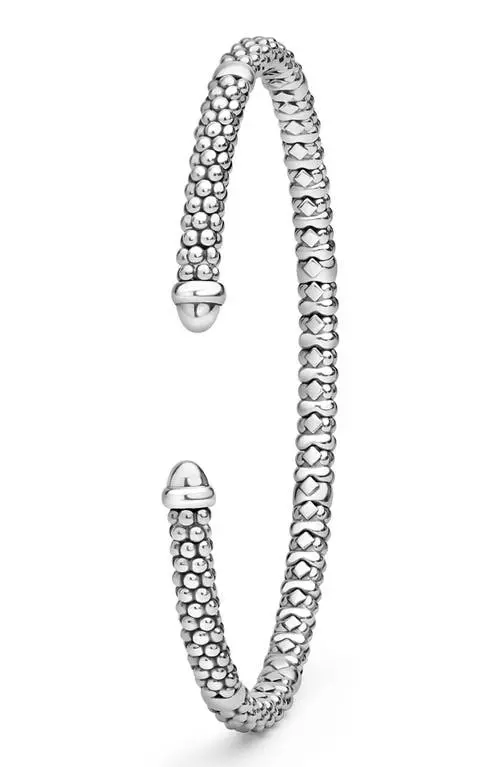 Lagos Caviar Beaded Mini Versa Torque Bracelet