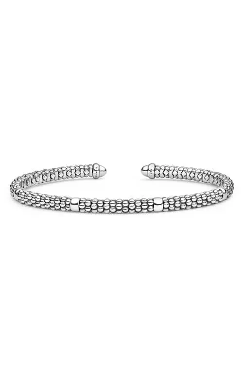 Lagos Caviar Beaded Mini Versa Torque Bracelet