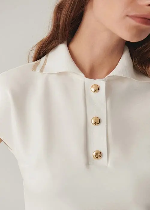 EXQUISE Minimalist Crystal Pocket Tee